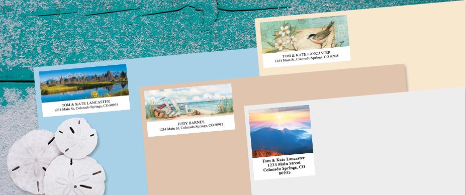 Beautiful Address Labels By Design | Colorful Images
